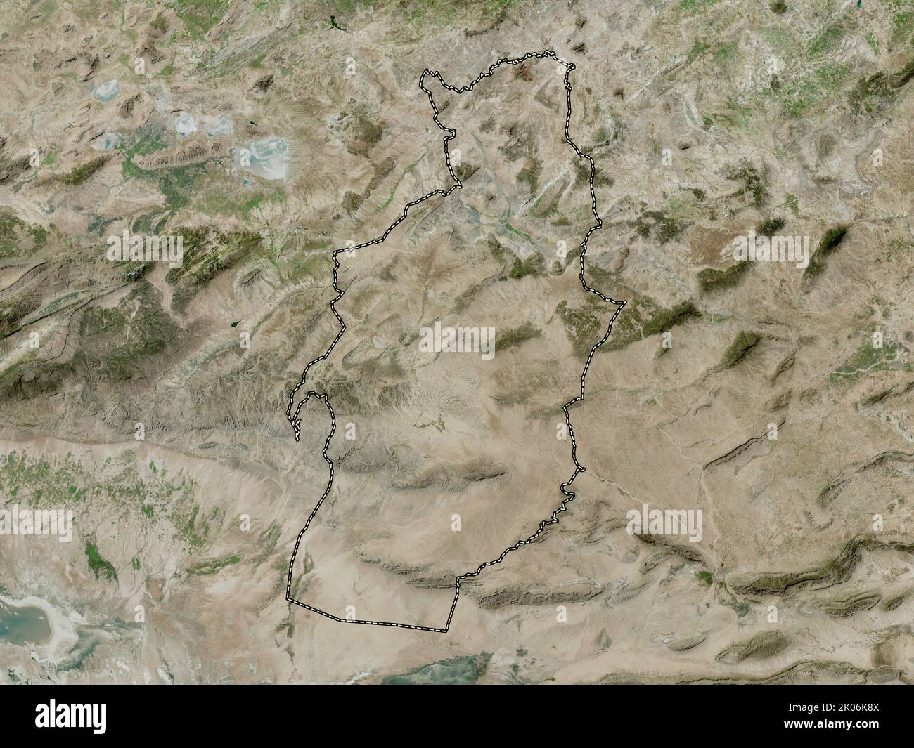 Tebessa, province of Algeria. High resolution satellite map Stock Photo ...
