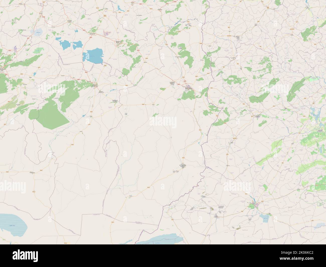 Tebessa, province of Algeria. Open Street Map Stock Photo - Alamy