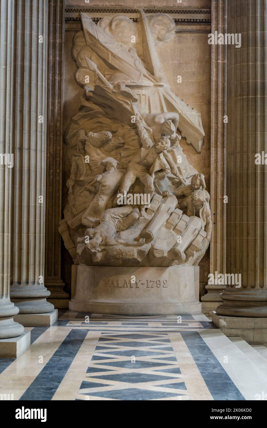Monument to Valmy 1792 in The Panthéon, a Neoclassical monument that is ...