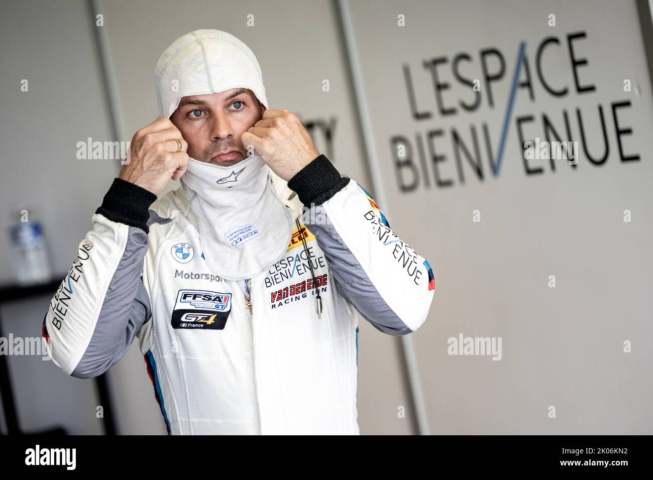 VAN DER ENDE Ricardo, L'Espace Bienvenue, BMW M4 GT4, portrait during ...