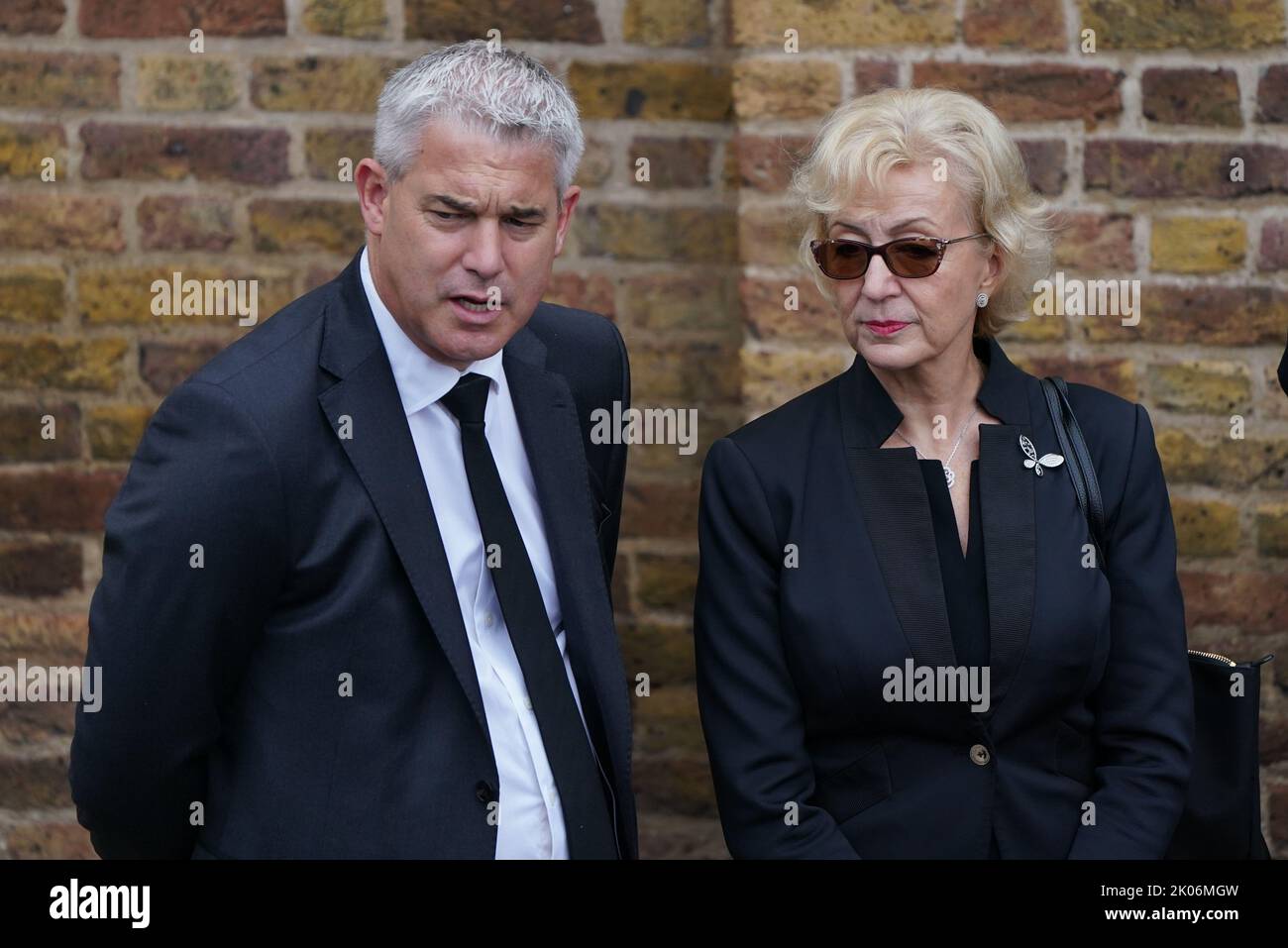 Stephen Barclay and Andrea Leadsom attending the Accession Council ...