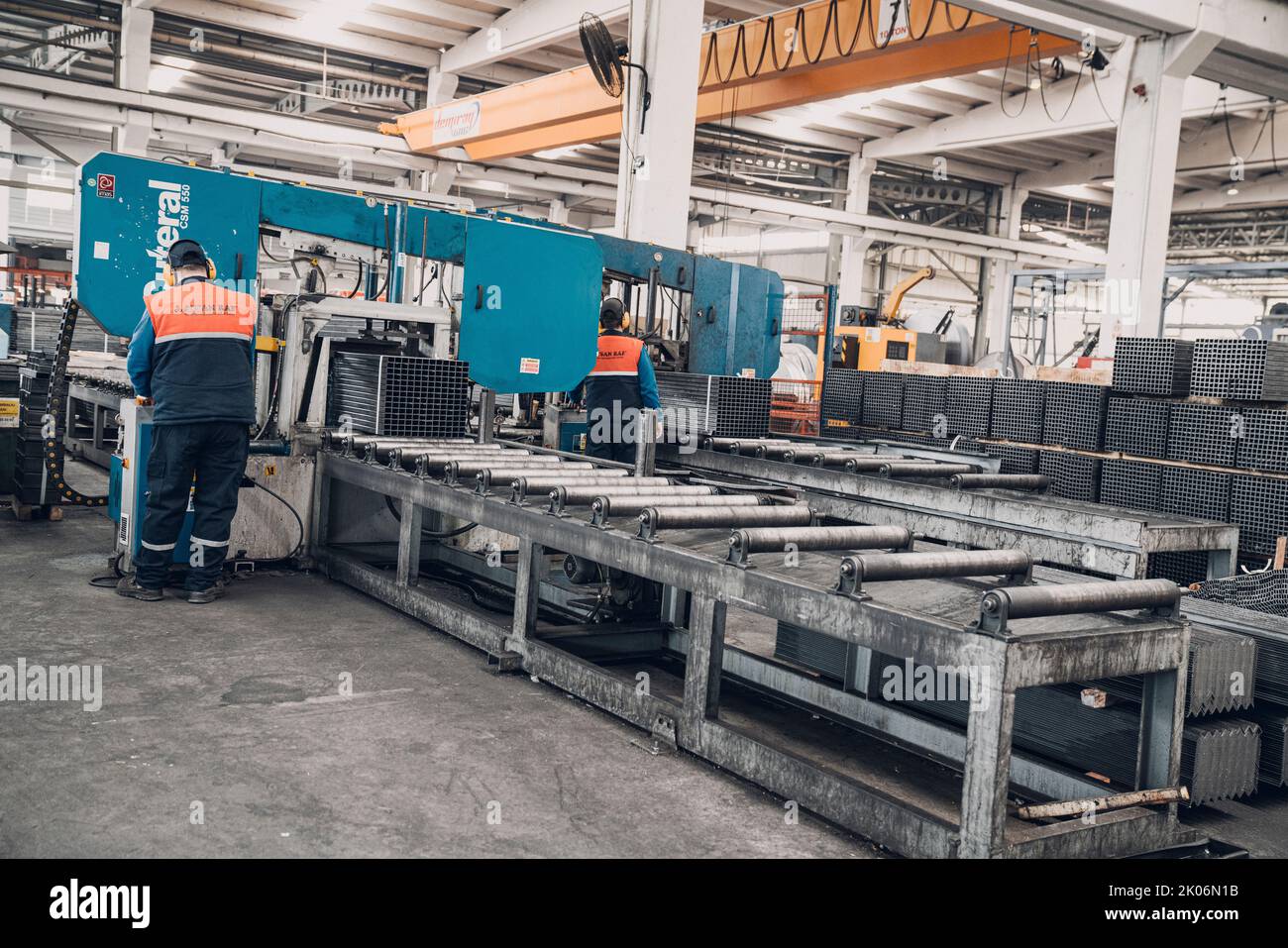 iron rack factory Stock Photo - Alamy
