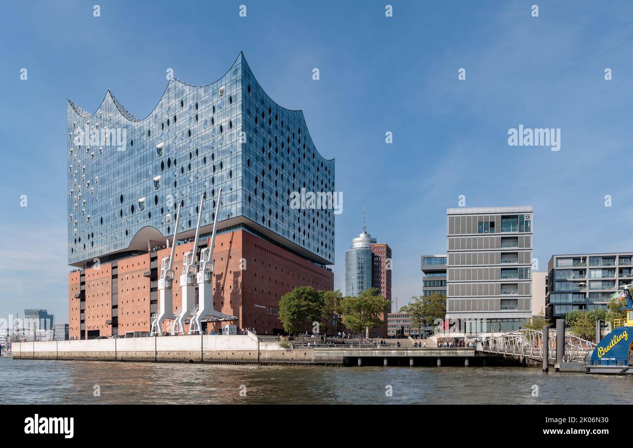 Hamburg, Germany. 04th Sep, 2022. View of the Elbphilharmonie concert ...