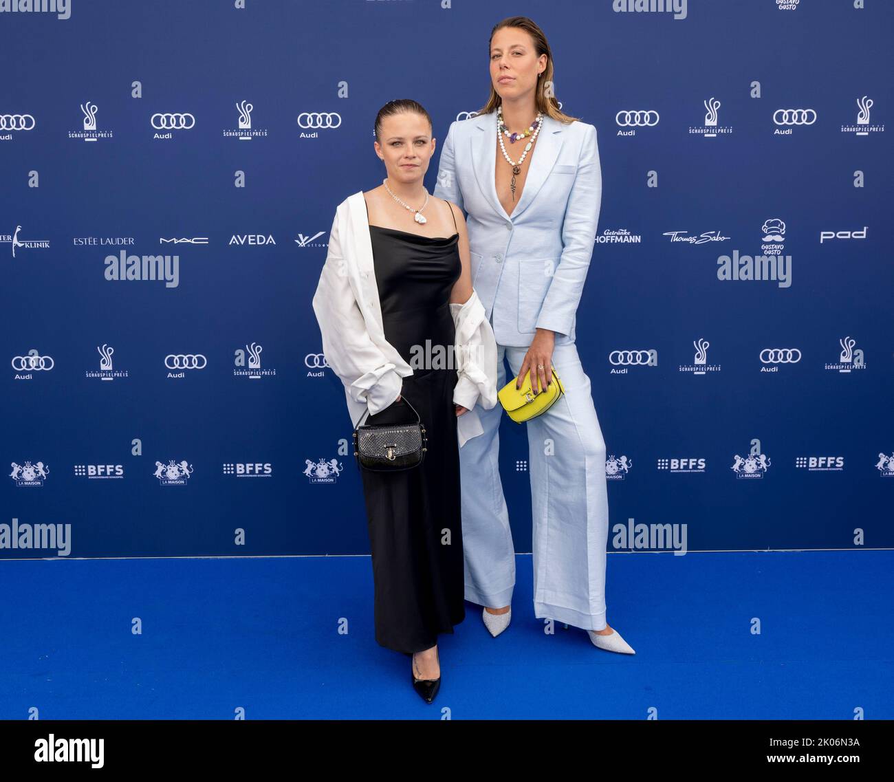 Berlin, Germany. 09th Sep, 2022. Jasna Fritzi Bauer (l) and Katharina ...