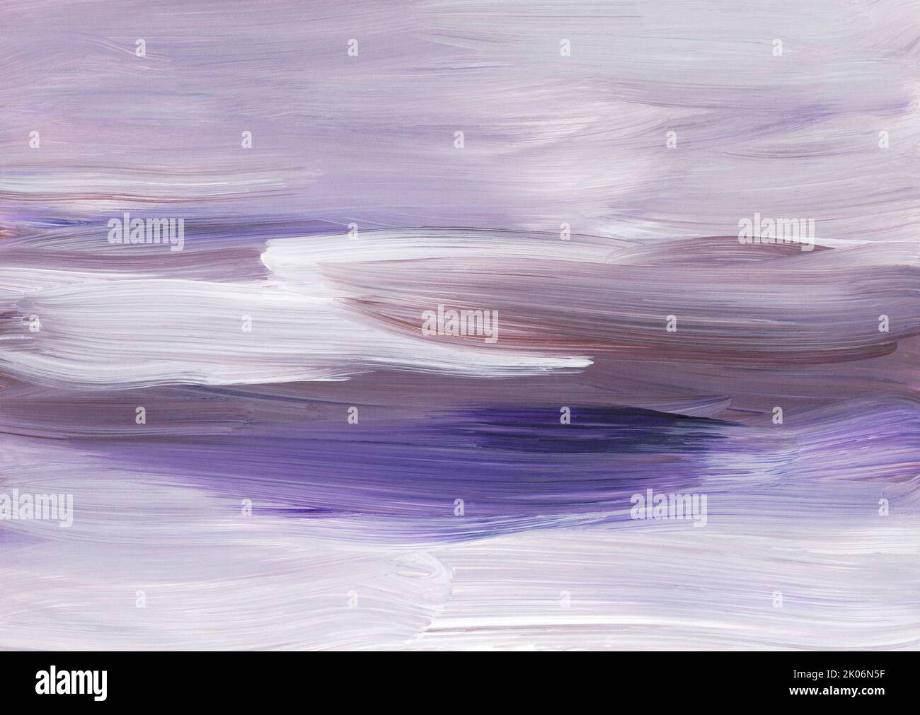 Abstract artisitc background texture. Violet, brown, white brush ...