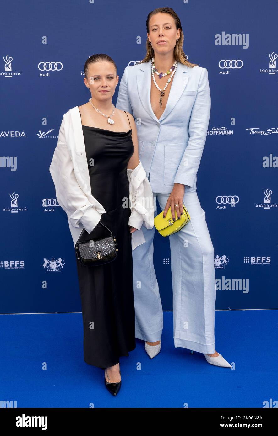Berlin, Germany. 09th Sep, 2022. Jasna Fritzi Bauer (l) and Katharina ...