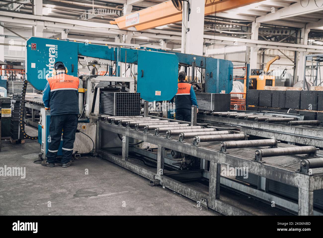 iron rack factory Stock Photo - Alamy