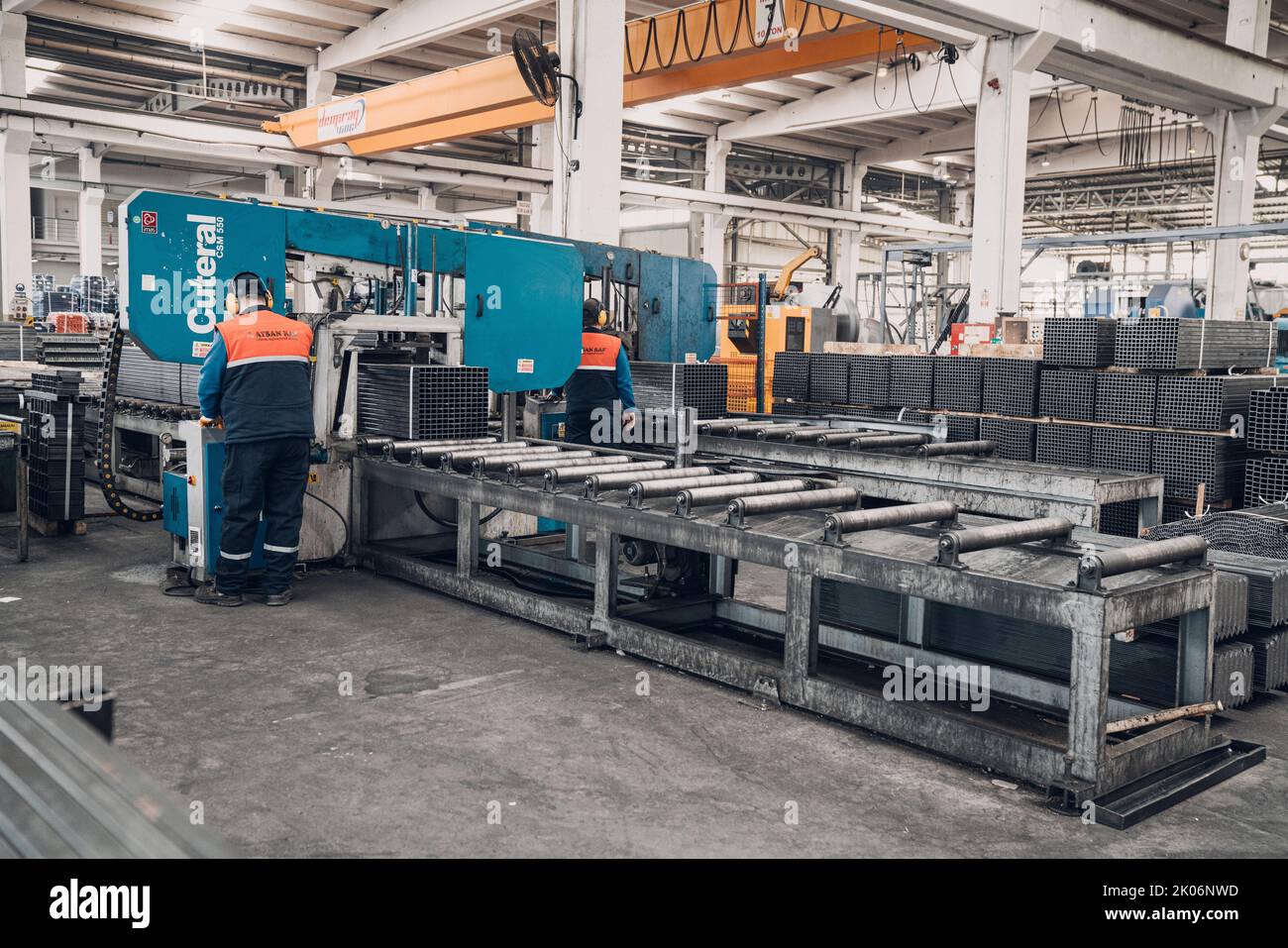 iron rack factory Stock Photo - Alamy