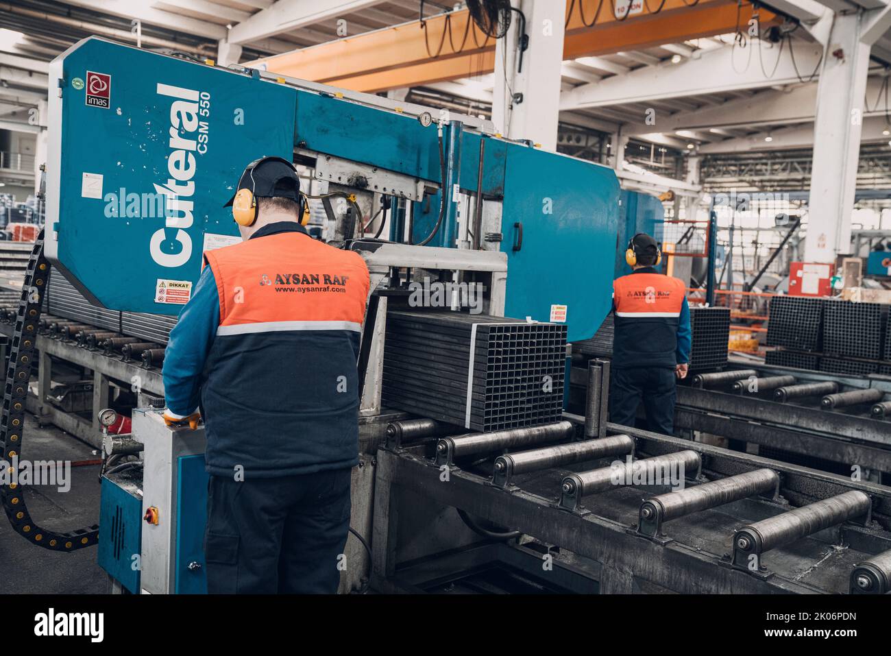 iron rack factory Stock Photo - Alamy