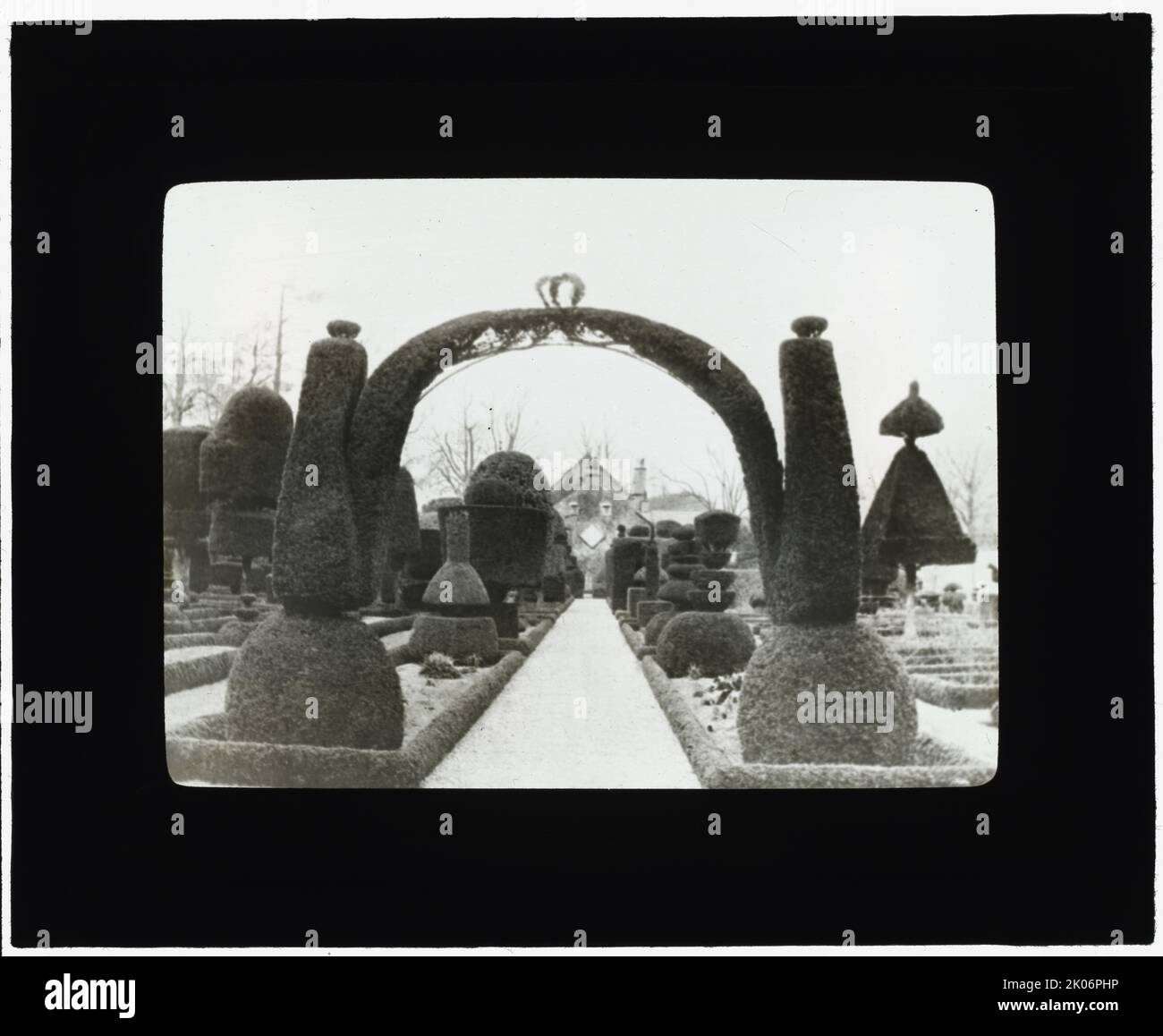 Reproduction of illustration showing "Levens Hall," Robin Bagot house ...