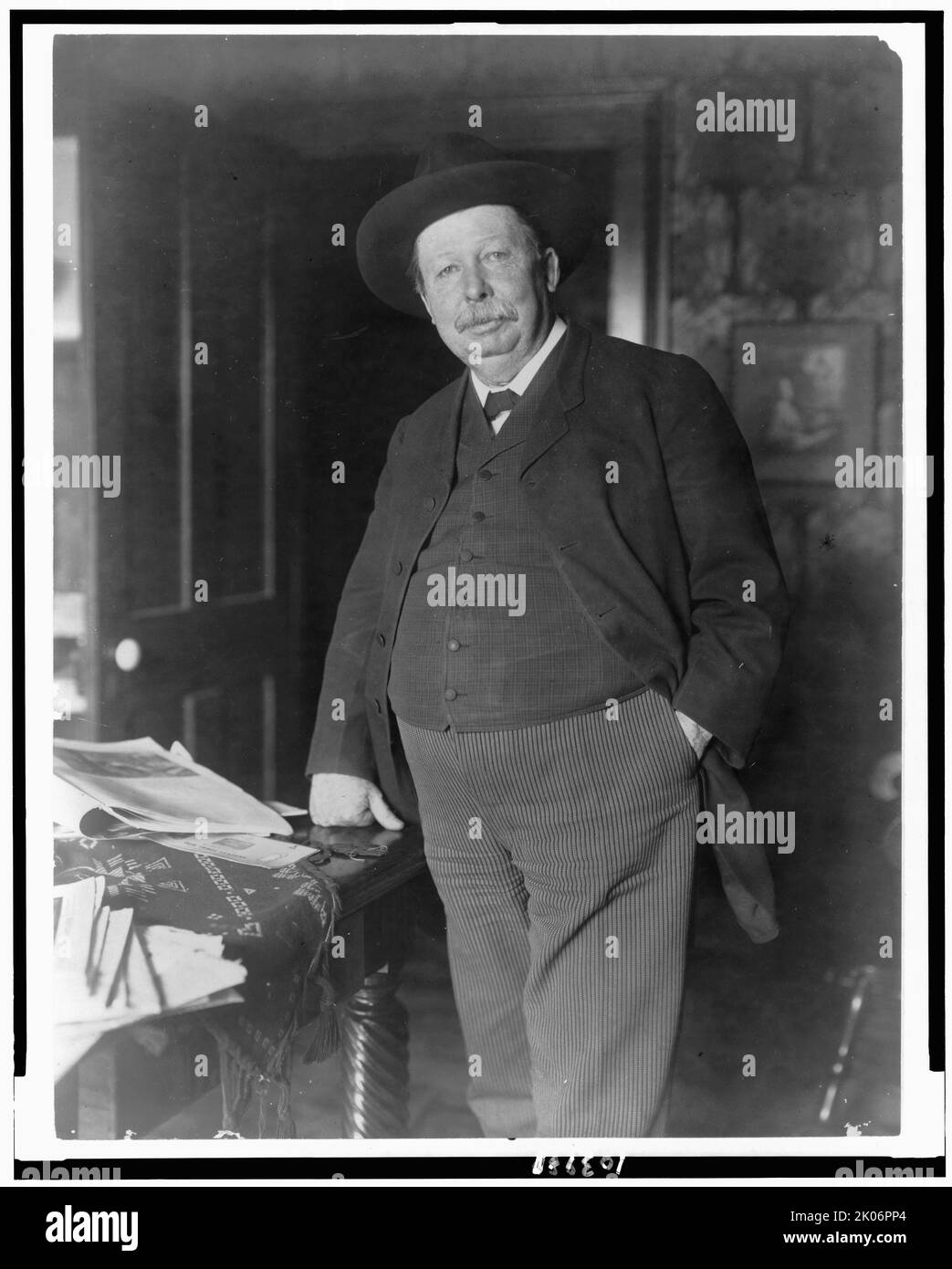Joel Chandler Harris, three-quarter-length portrait, standing, facing ...