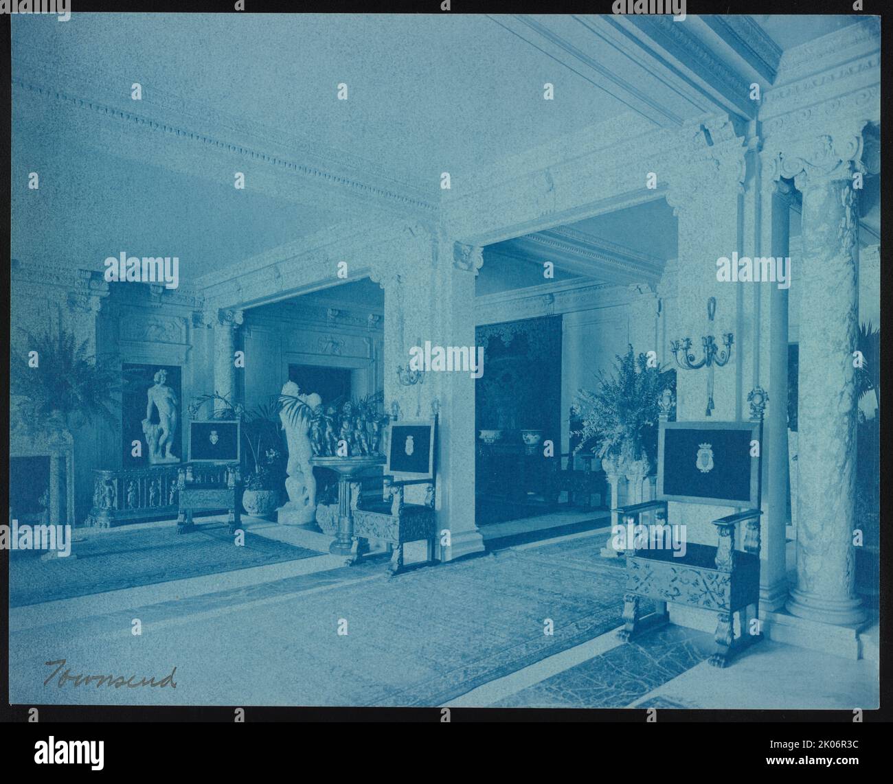 Mary Scott Townsend House, Wash., D.C.: Lobby, c1910. The Townsend ...