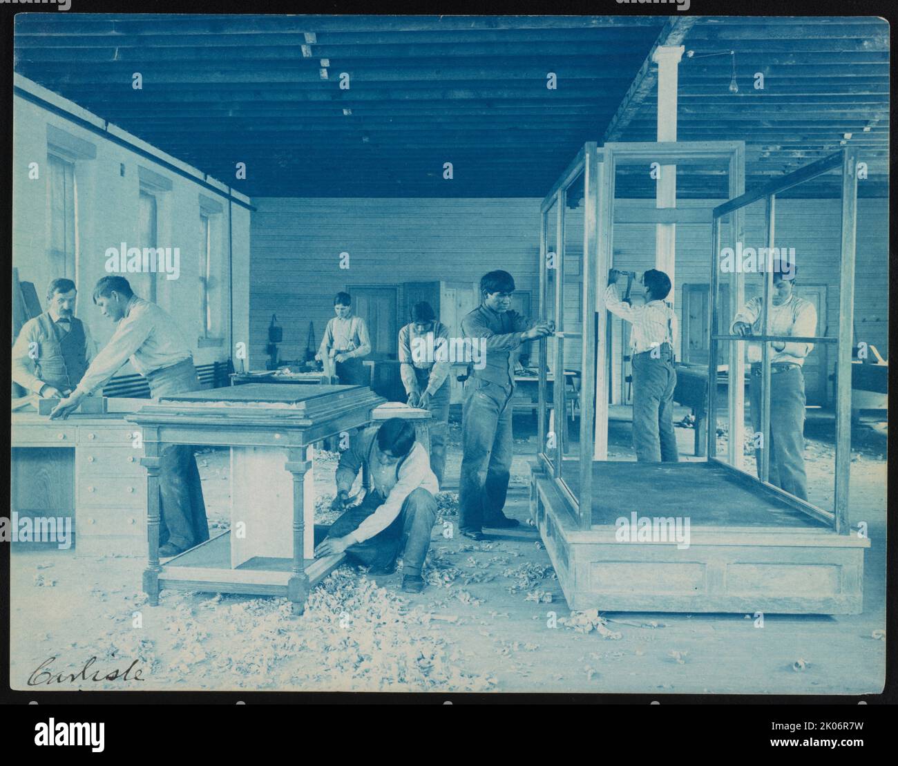 Furniture building shop, Carlisle Indian School, Carlisle, Pennsylvania ...