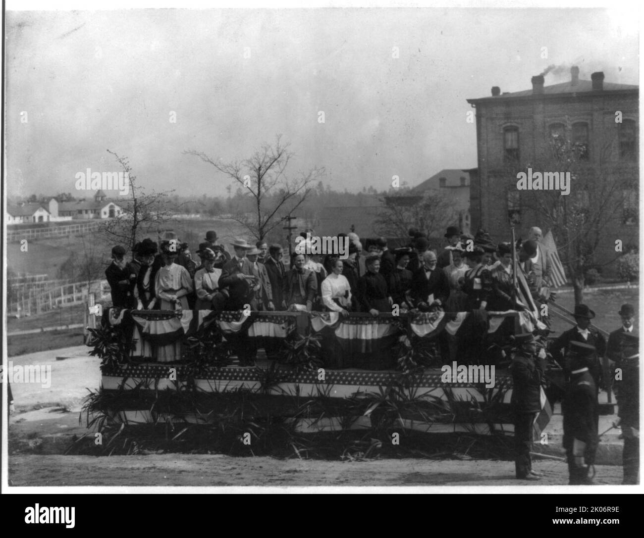 Tuskegee 25th anniversary - reviewing stand, Tuskegee Institute ...