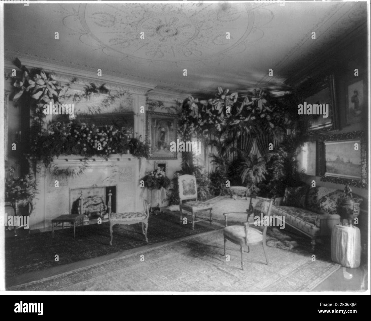 Whittemore House, Washington, D.C. - interior of parlor, showing ...