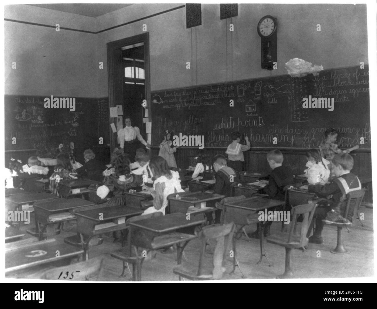 Classroom scenes in Washington, D.C. public schools: general classroom ...