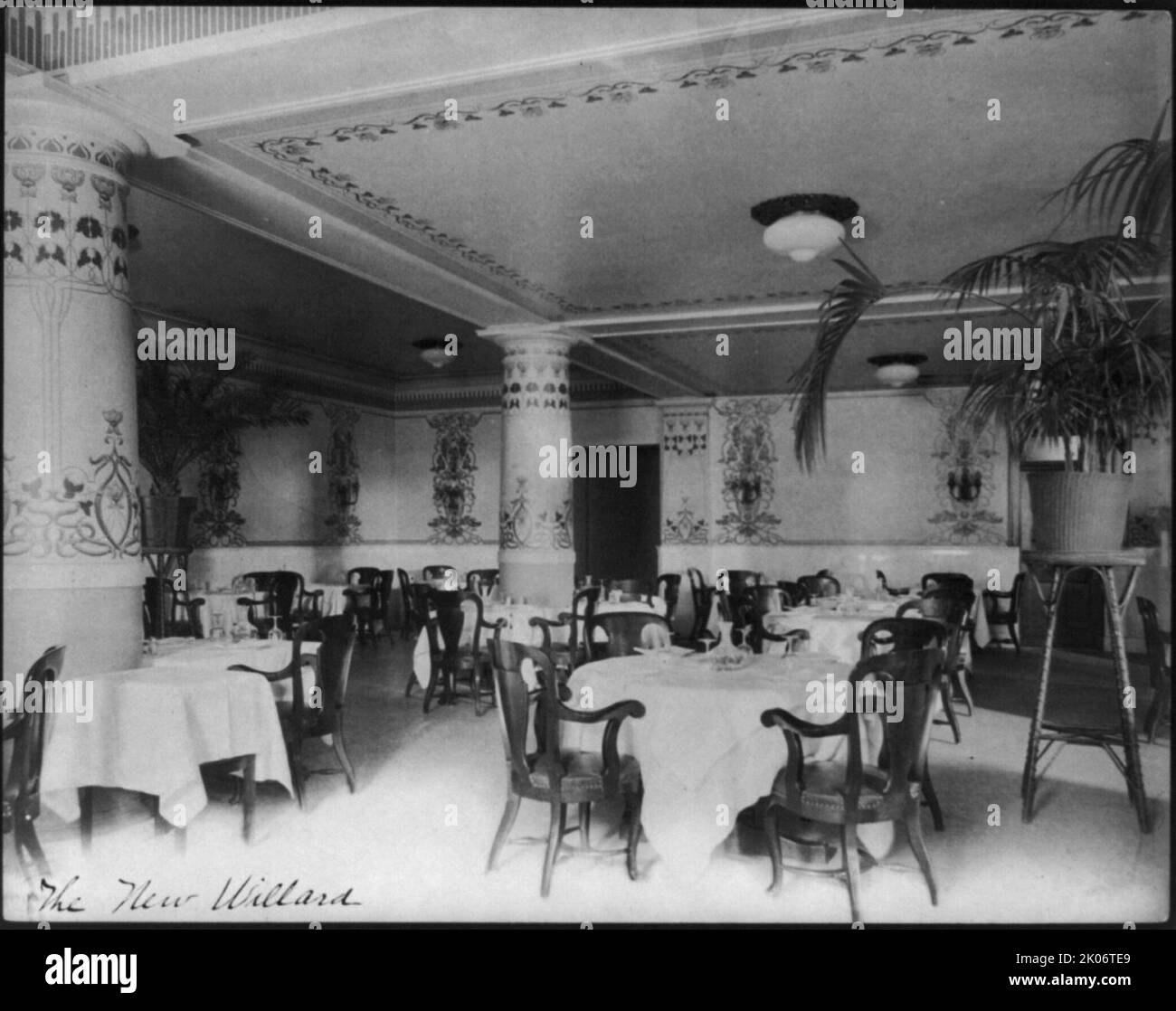 The New Willard Hotel, Washington, D.C. - dining room, between 1890 and ...
