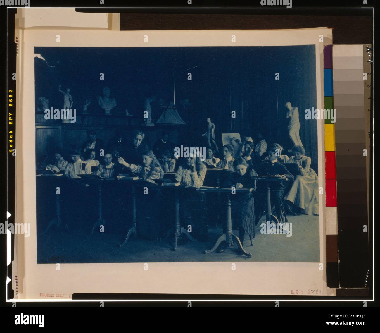 Students in a drawing class, Western High School, Washington, D.C ...