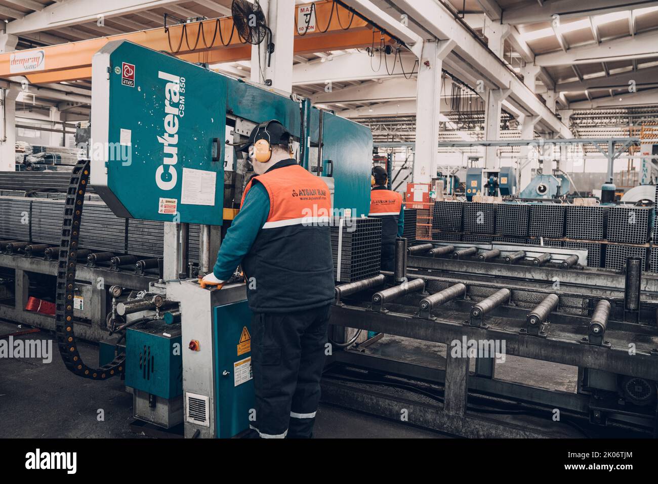 iron rack factory Stock Photo - Alamy