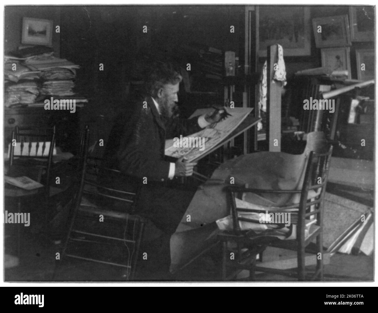 Joseph Pennell, 1860-1926, n.d.. [Artist, printmaker, illustrator ...