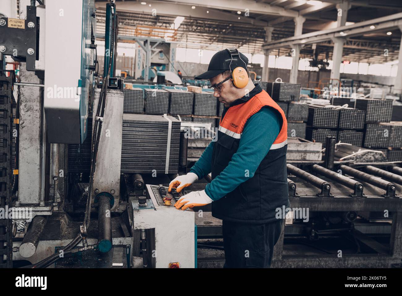 iron rack factory Stock Photo - Alamy