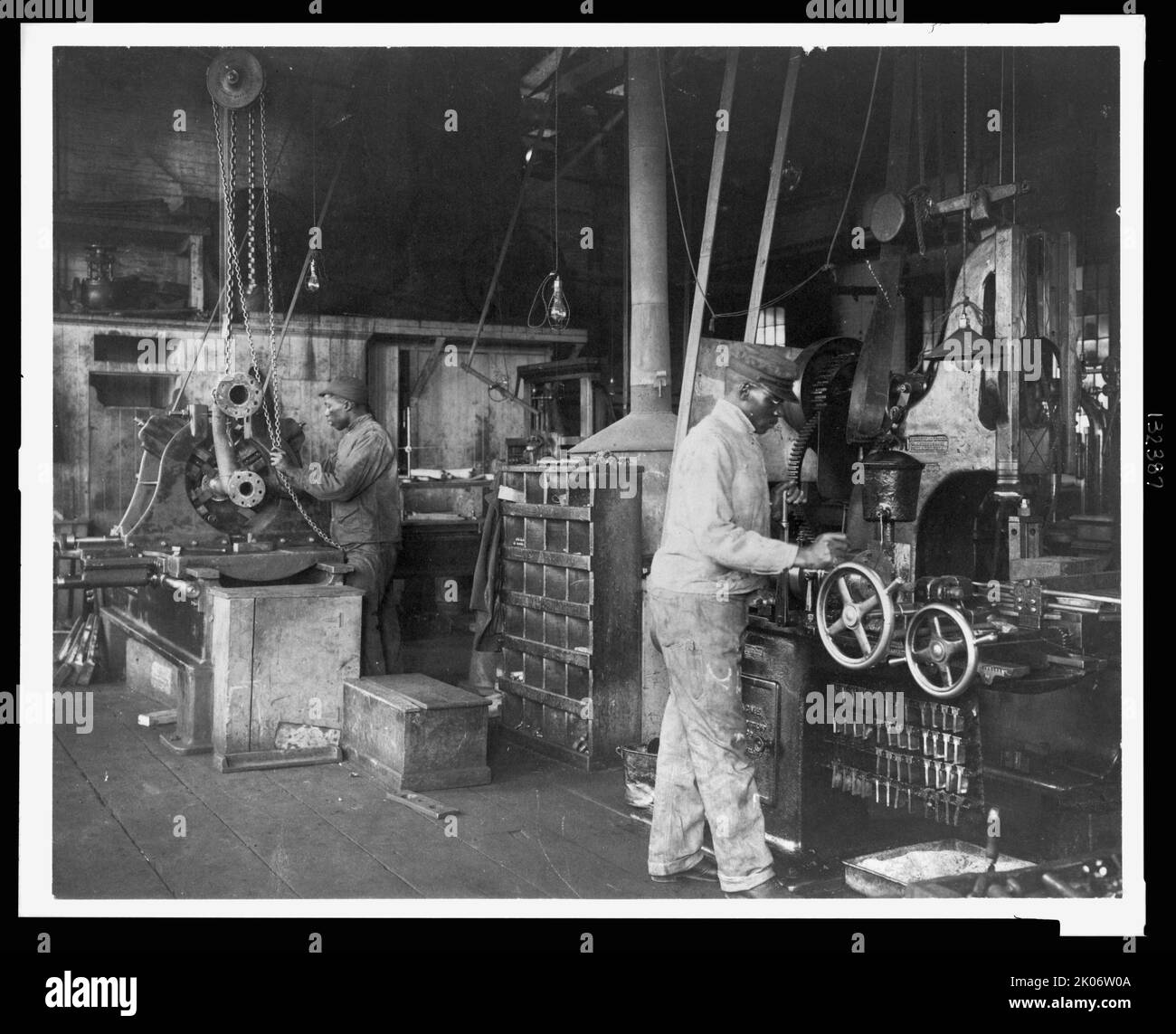 Student shipbuilders at Newport News, Virginia, 1899 or 1900 Stock ...