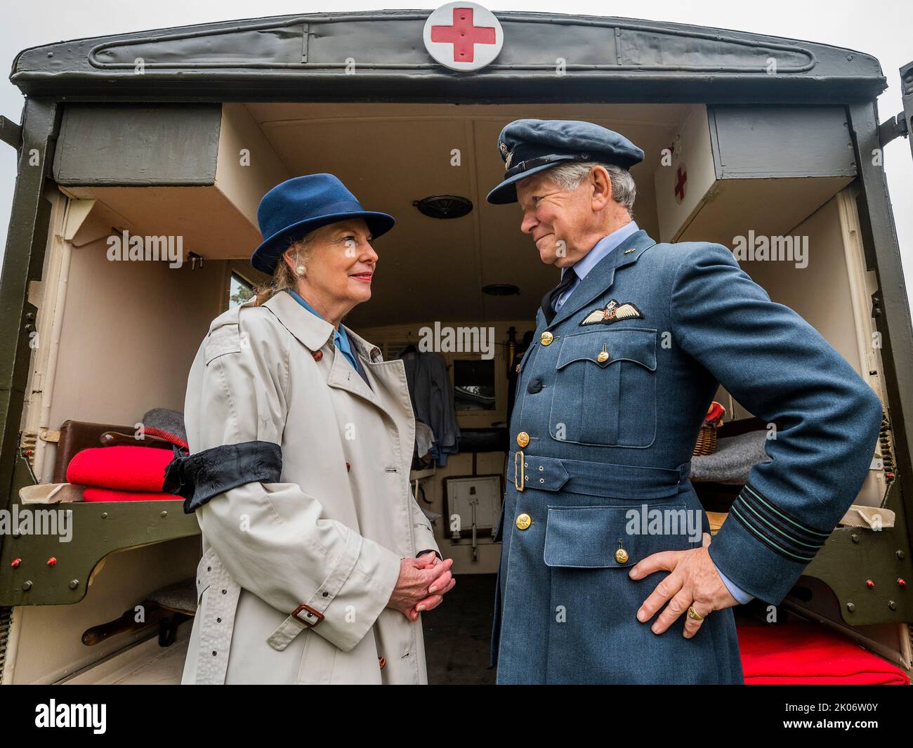 London, UK. 10th Sep, 2022. The ambulance has 'Rest in Peace M'am ...