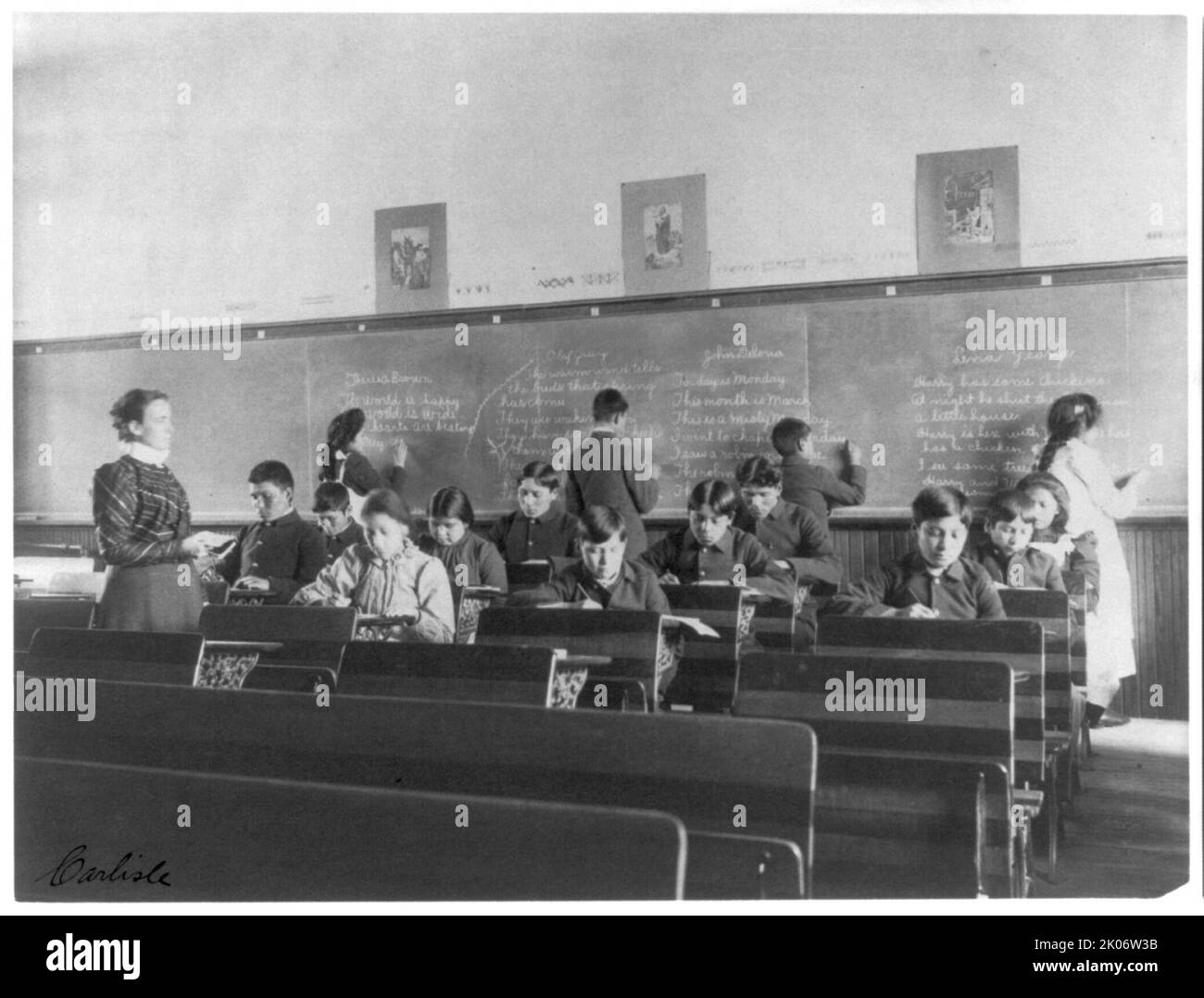 Historic german school class hi-res stock photography and images - Alamy
