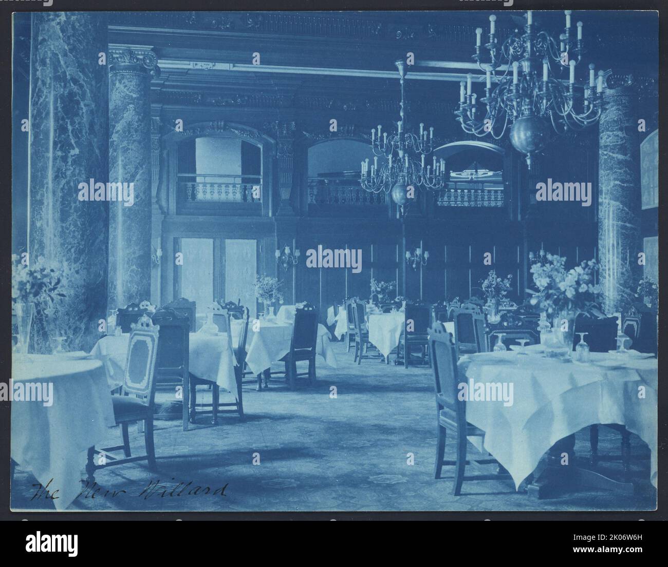Willard Hotel - dining room, between1901 and 1910 Stock Photo - Alamy