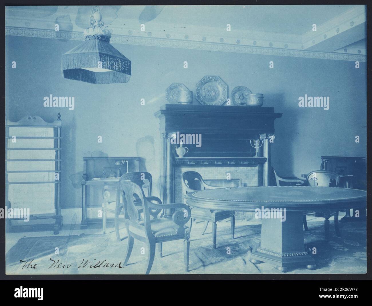 Willard Hotel - lounge, between1901 and 1910 Stock Photo - Alamy