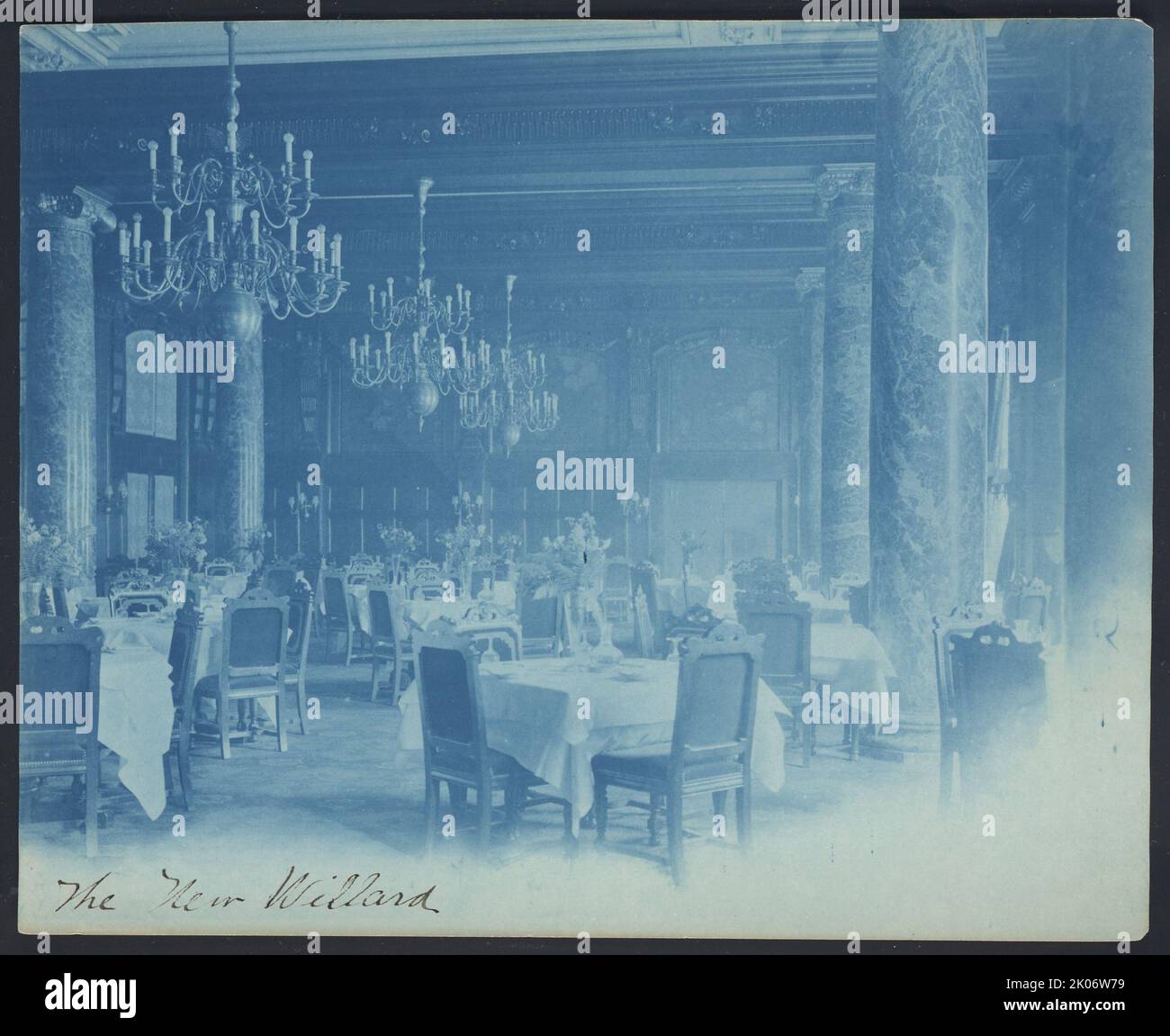 Willard Hotel - dining room, between 1901 and 1910 Stock Photo - Alamy