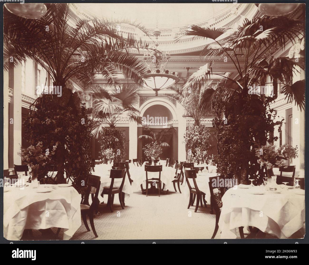 Willard Hotel - dining room, between 1910 and 1910 Stock Photo - Alamy