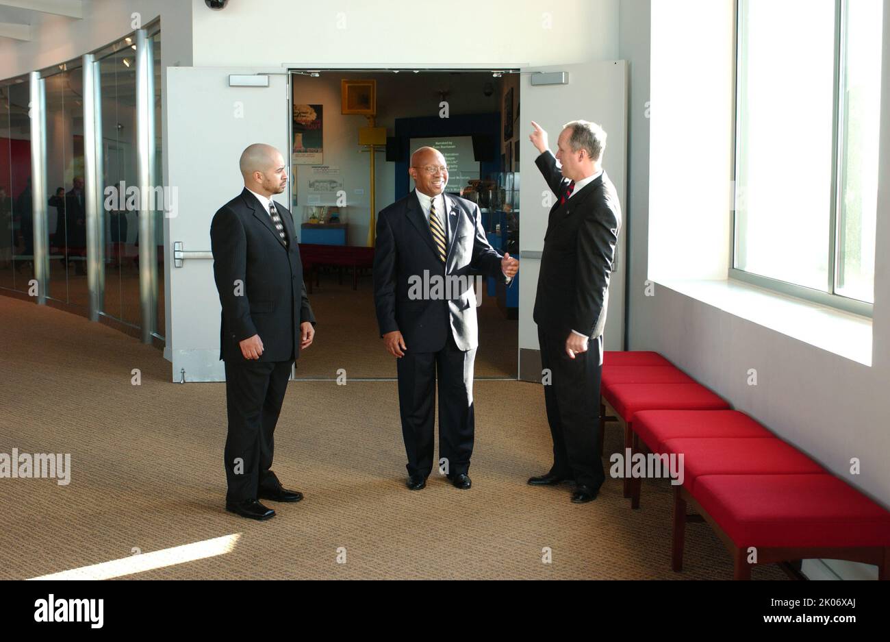 Visit of Secretary Alphonso Jackson and aides to the Ronald Reagan ...