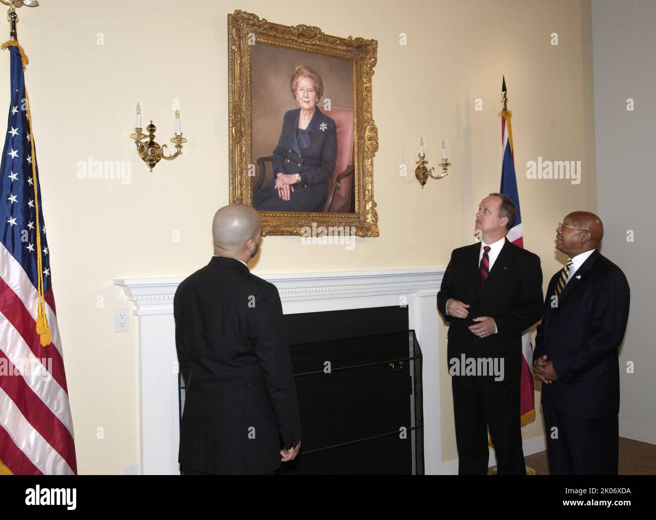 Visit of Secretary Alphonso Jackson and aides to the Ronald Reagan ...