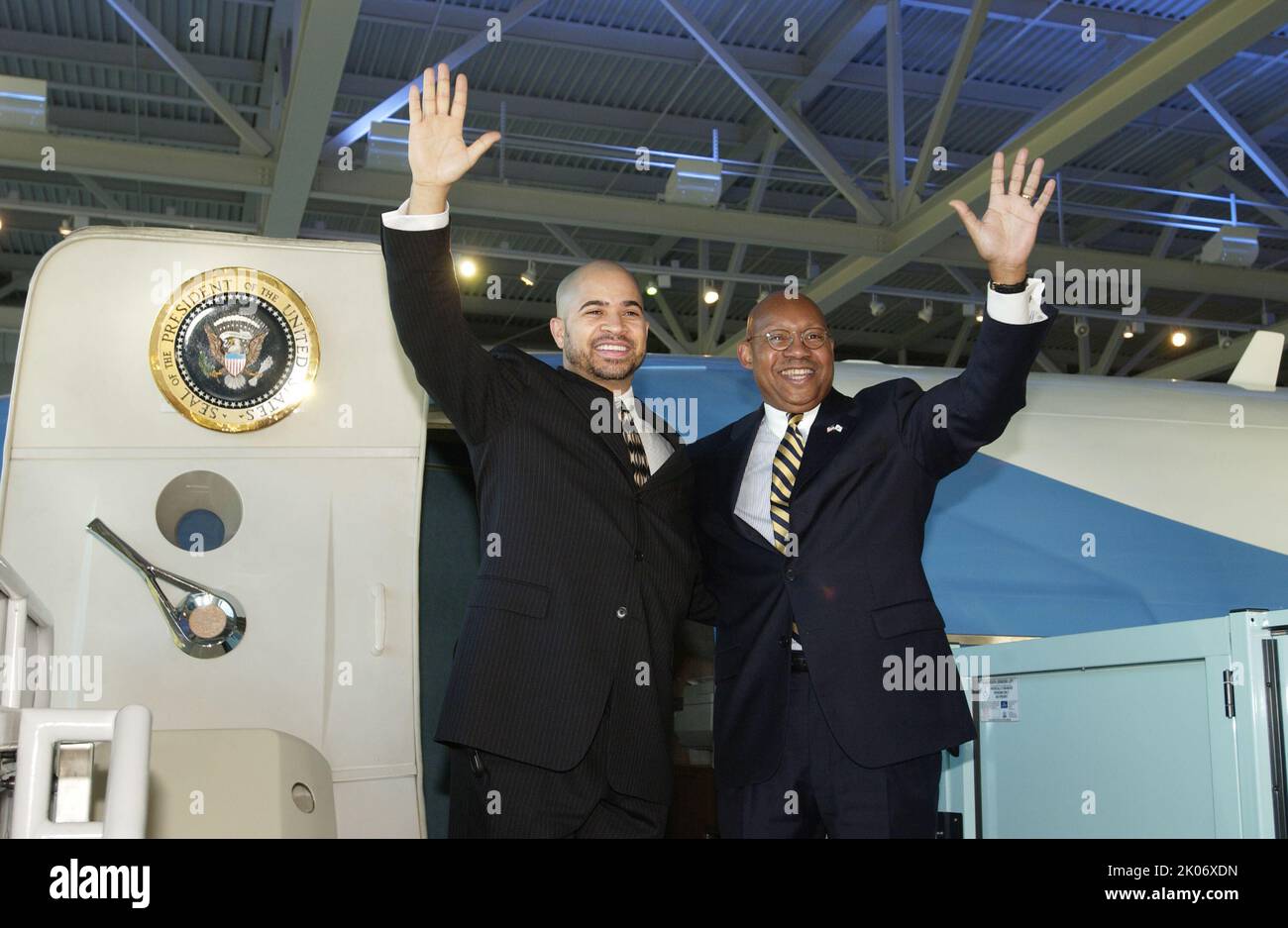 Visit of Secretary Alphonso Jackson and aides to the Ronald Reagan ...