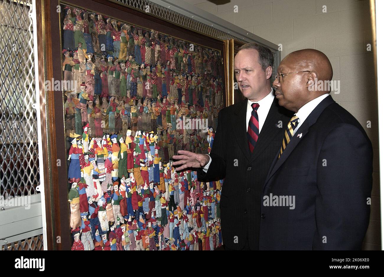 Visit of Secretary Alphonso Jackson and aides to the Ronald Reagan ...