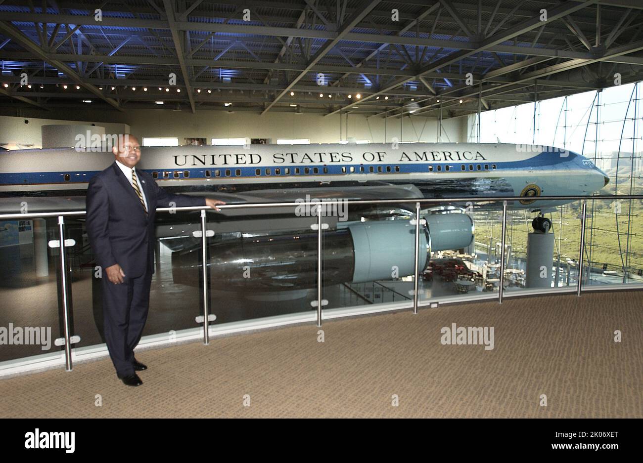Visit of Secretary Alphonso Jackson and aides to the Ronald Reagan ...
