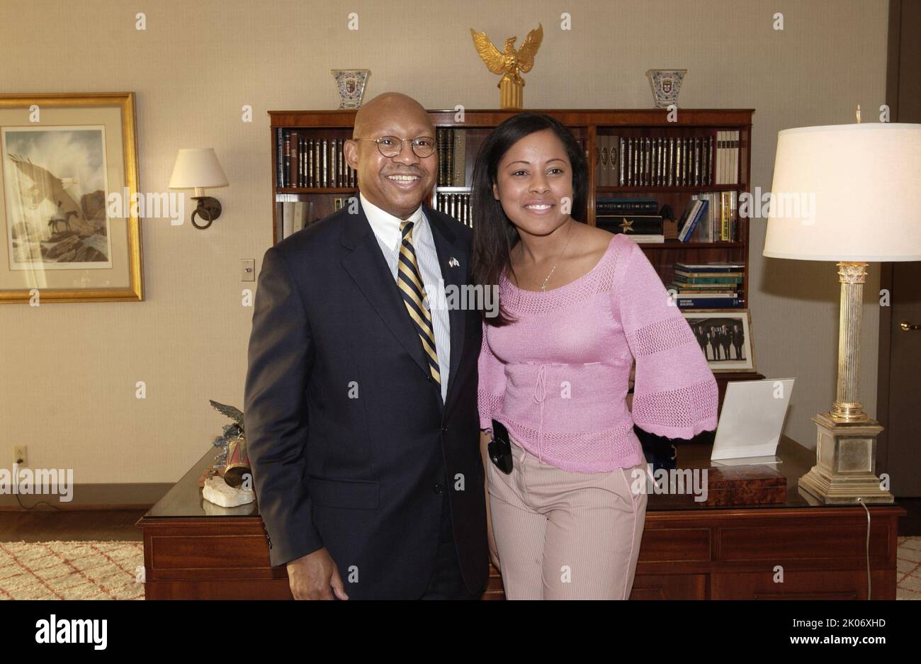 Visit of Secretary Alphonso Jackson and aides to the Ronald Reagan ...
