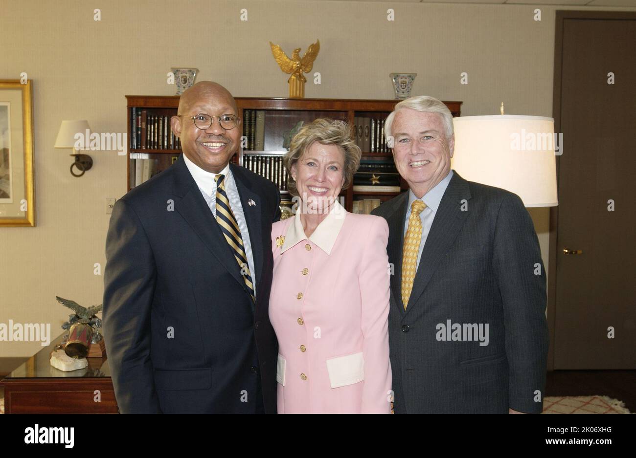 Visit of Secretary Alphonso Jackson and aides to the Ronald Reagan ...