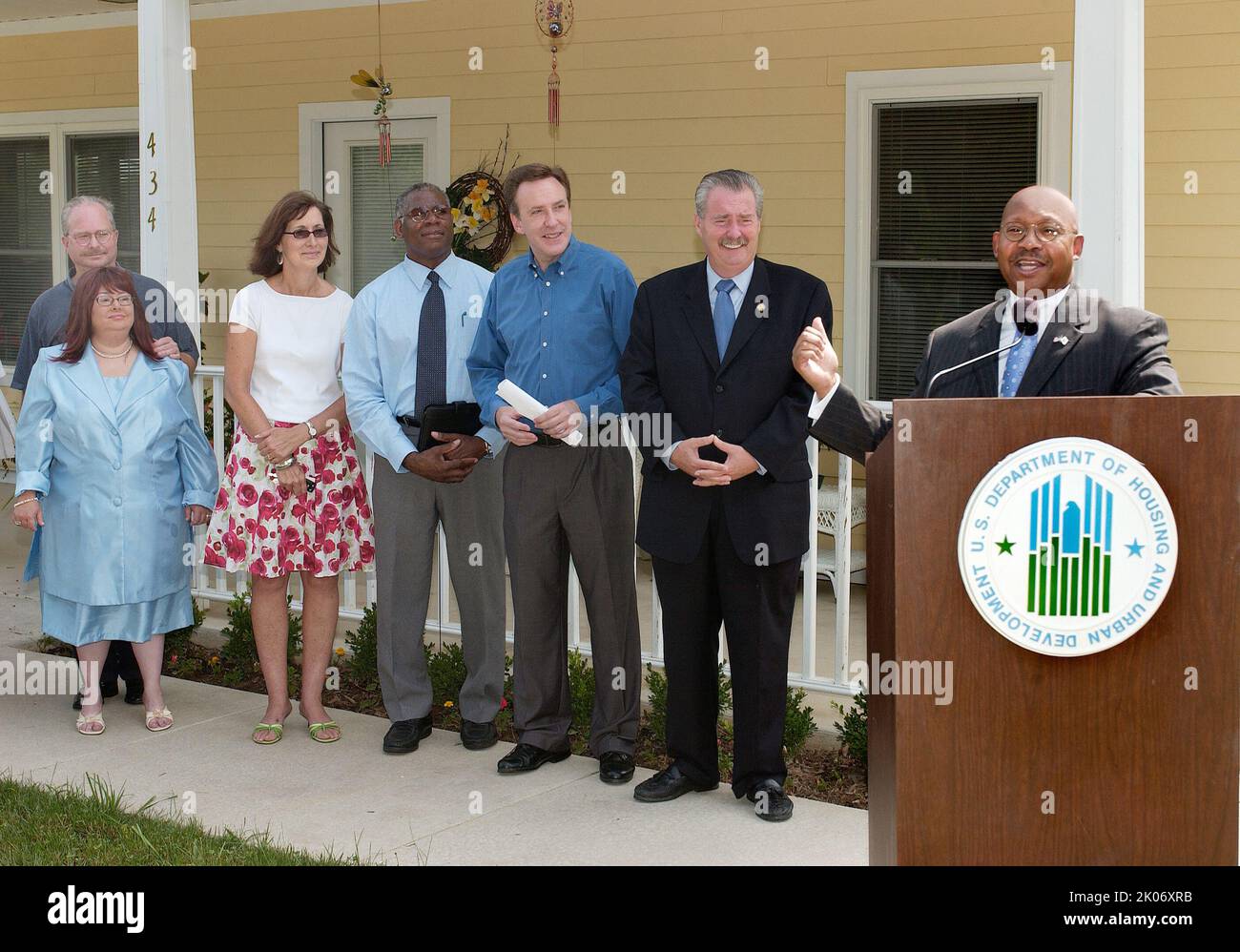 Visit of Secretary Alphonso Jackson to Bloomington, Indiana, where he ...