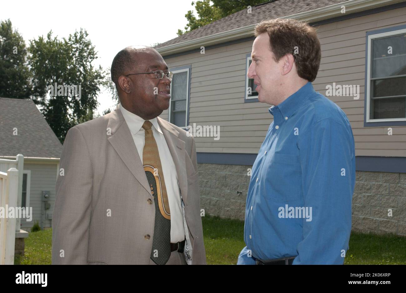 Visit of Secretary Alphonso Jackson to Bloomington, Indiana, where he ...