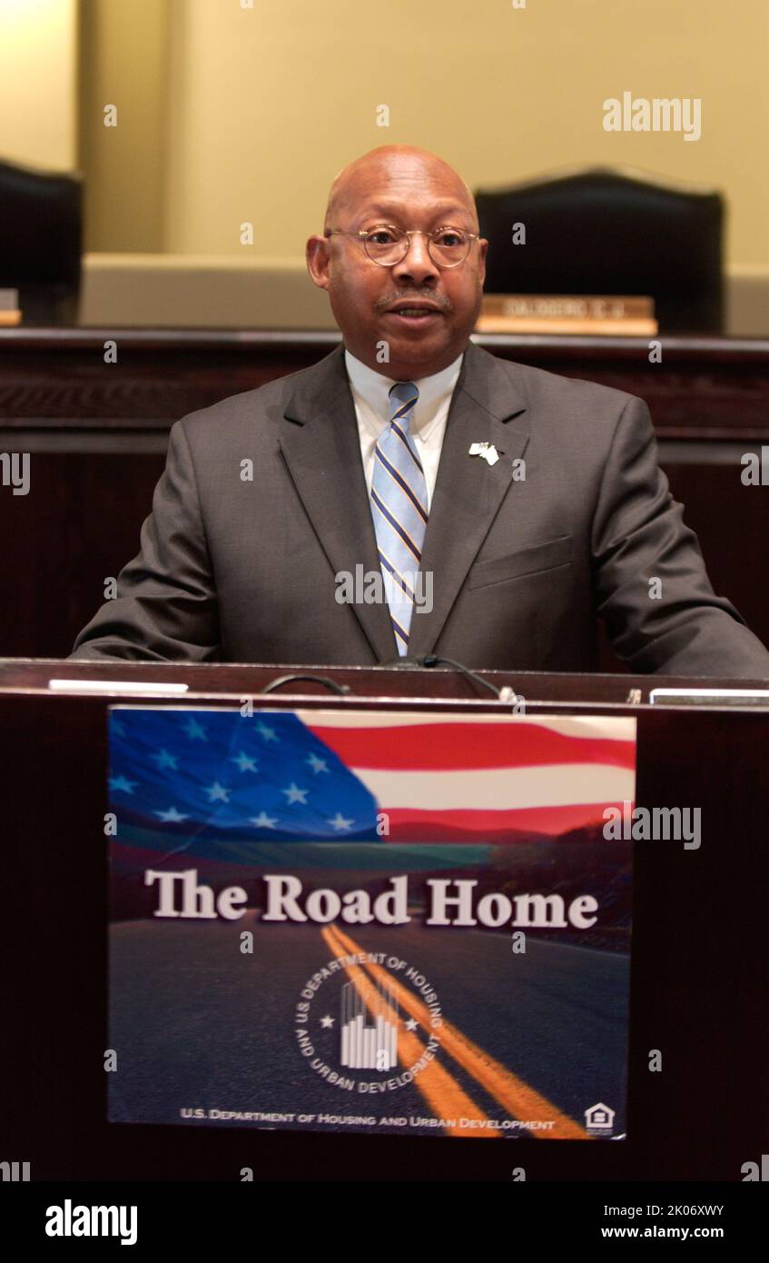 Visit of Secretary Alphonso Jackson to New Orleans, Louisiana, where he ...