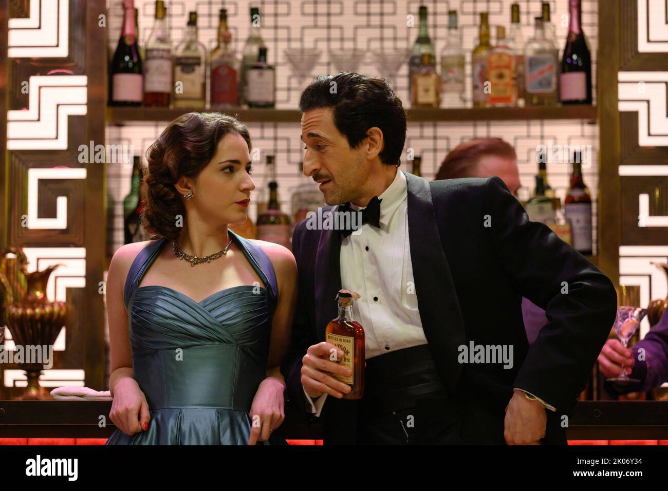 SEE HOW THEY RUN, from left: Pearl Chanda, Adrien Brody, 2022. ph ...