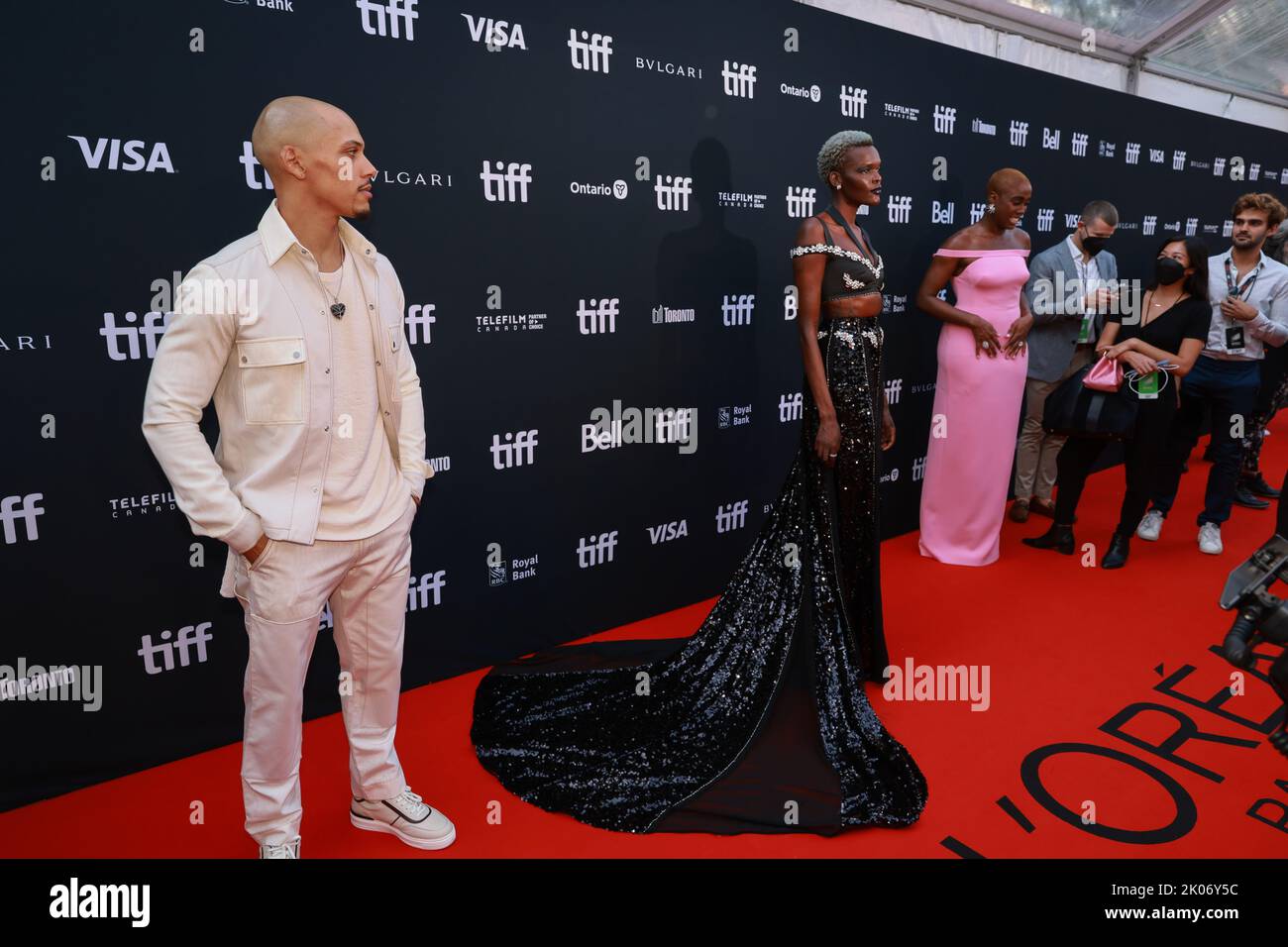 Toronto, Canada. 9th Sep 2022. Jordan Bolger and Sheila Atim attends ...