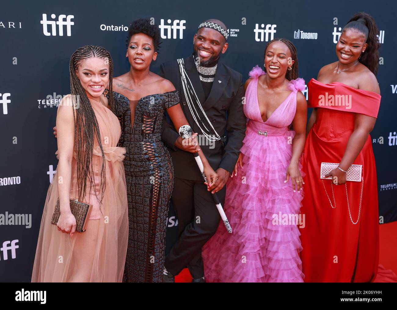 Toronto, Canada. 9th Sep 2022. (L-R) Makgotso M, Thuso Mbedu, Sivuyile ...