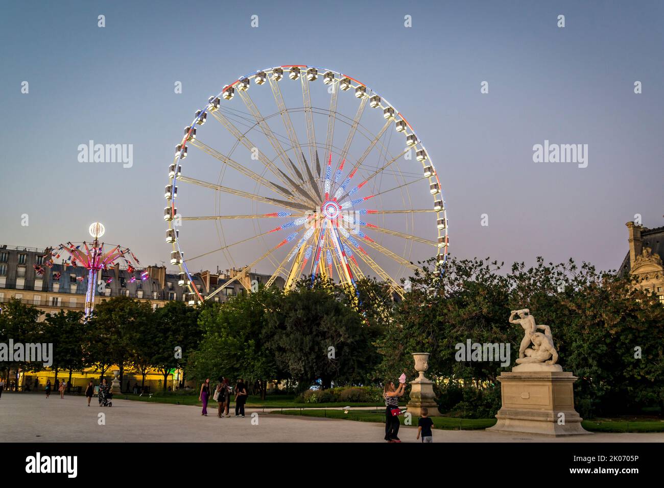 Grande Roue De Paris, Big Wheel, a Ferris wheel in Jardin des Tuileries ...
