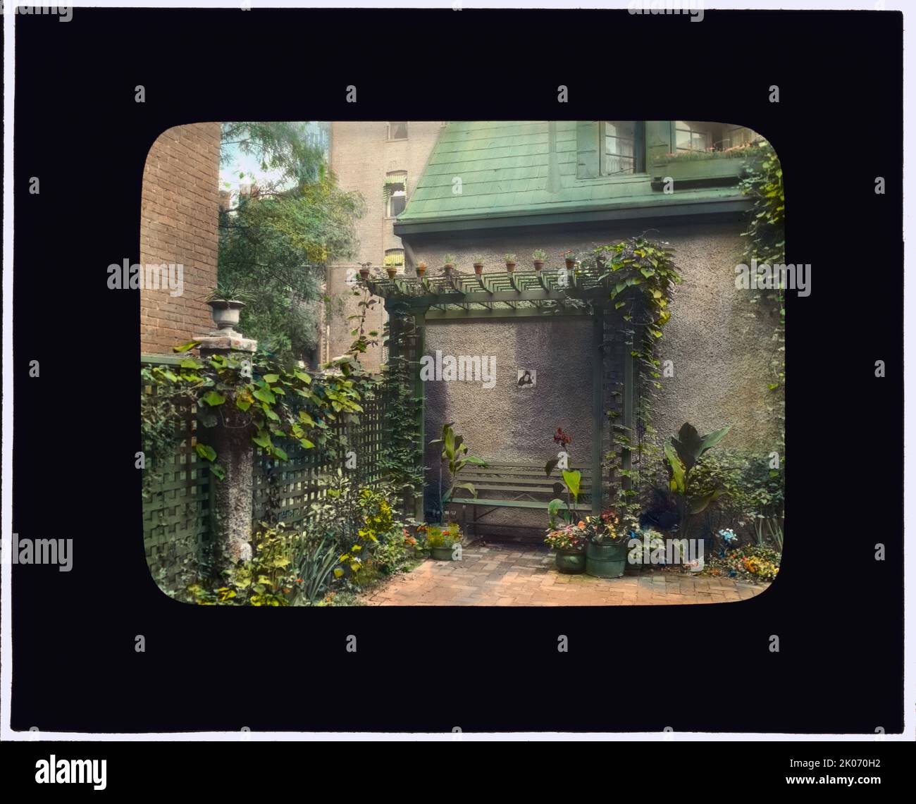 Lantern slides hand colored 1920 1930 gmgpc hi-res stock photography ...