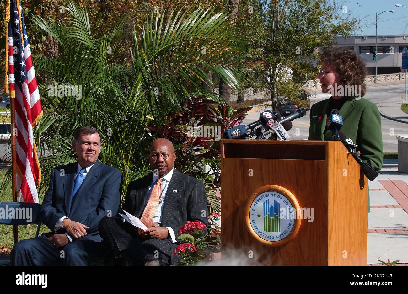 Secretary Alphonso Jackson in Tampa, Florida, joining Florida Senator ...