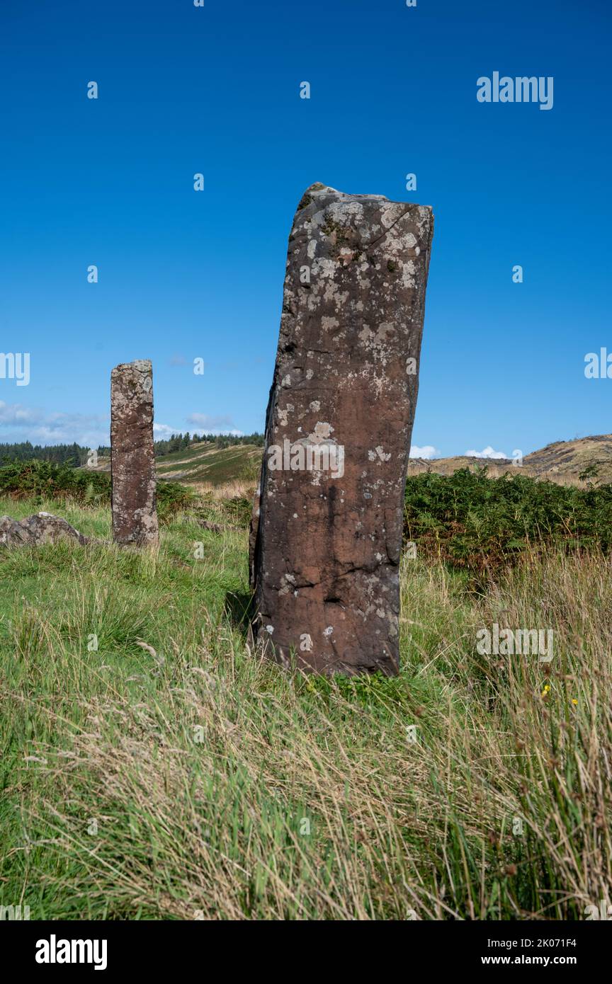 Boggy ground with standing stones hi-res stock photography and images ...