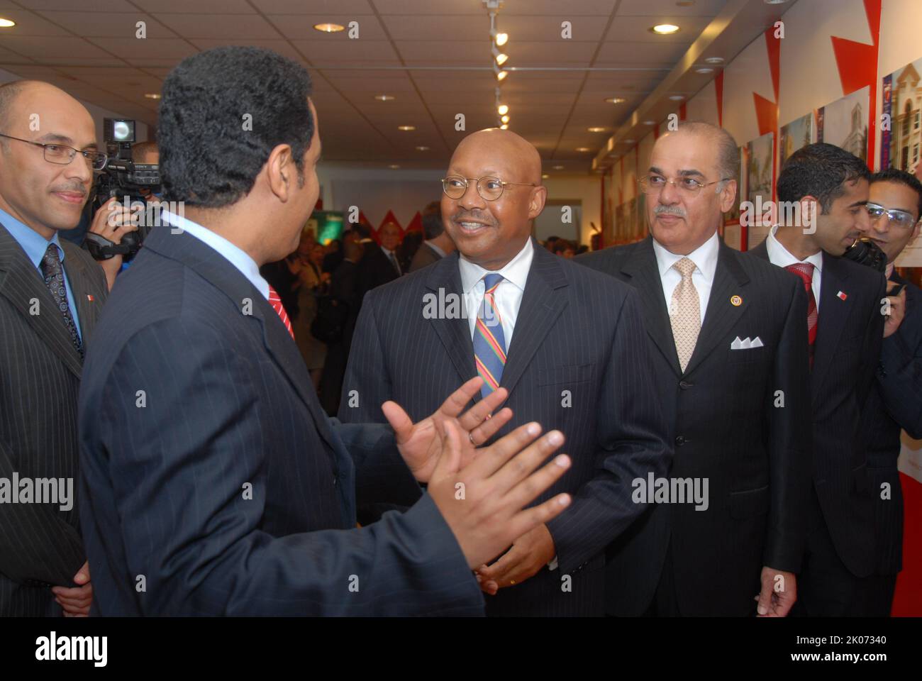 Secretary Alphonso Jackson at the Embassy of Bahrain in Washington, D.C ...